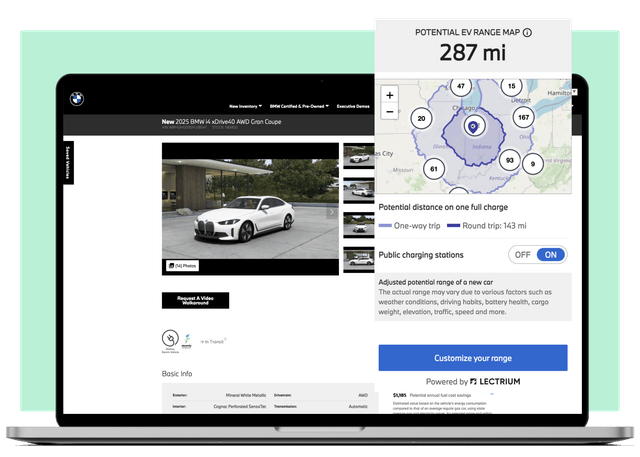 EV Range Map | Lectrium